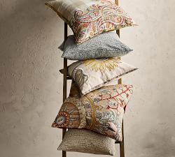 Morrison Embroidered Pillow Cover | Pottery Barn