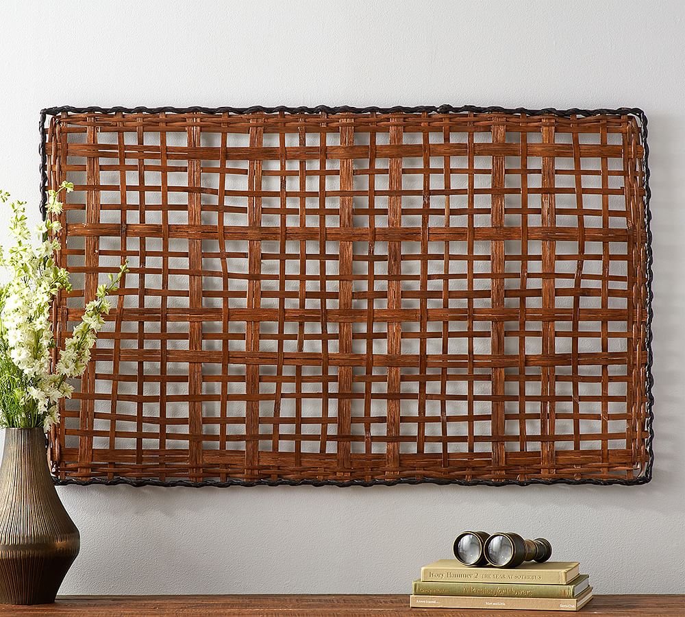 Woven Bamboo Panel | Wall Decor | Pottery Barn