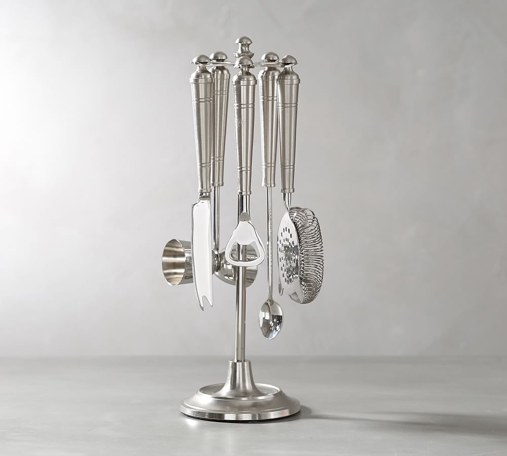 Pewter Bar Tool Set | Bar Accessories | Pottery Barn