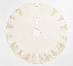 Rustic Forest Tree Skirt | Pottery Barn