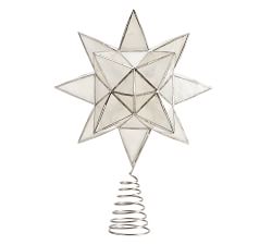 Capiz Star Tree Topper | Pottery Barn