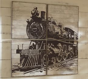 Planked Train Panels | Pottery Barn