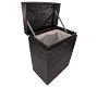 Tava Handwoven Rattan Rectangular Hinged Hamper | Pottery Barn