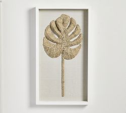 Woven Leaf Shadow Box | Pottery Barn