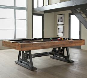 Da Vinci Reclaimed Wood Pool Table | Pottery Barn
