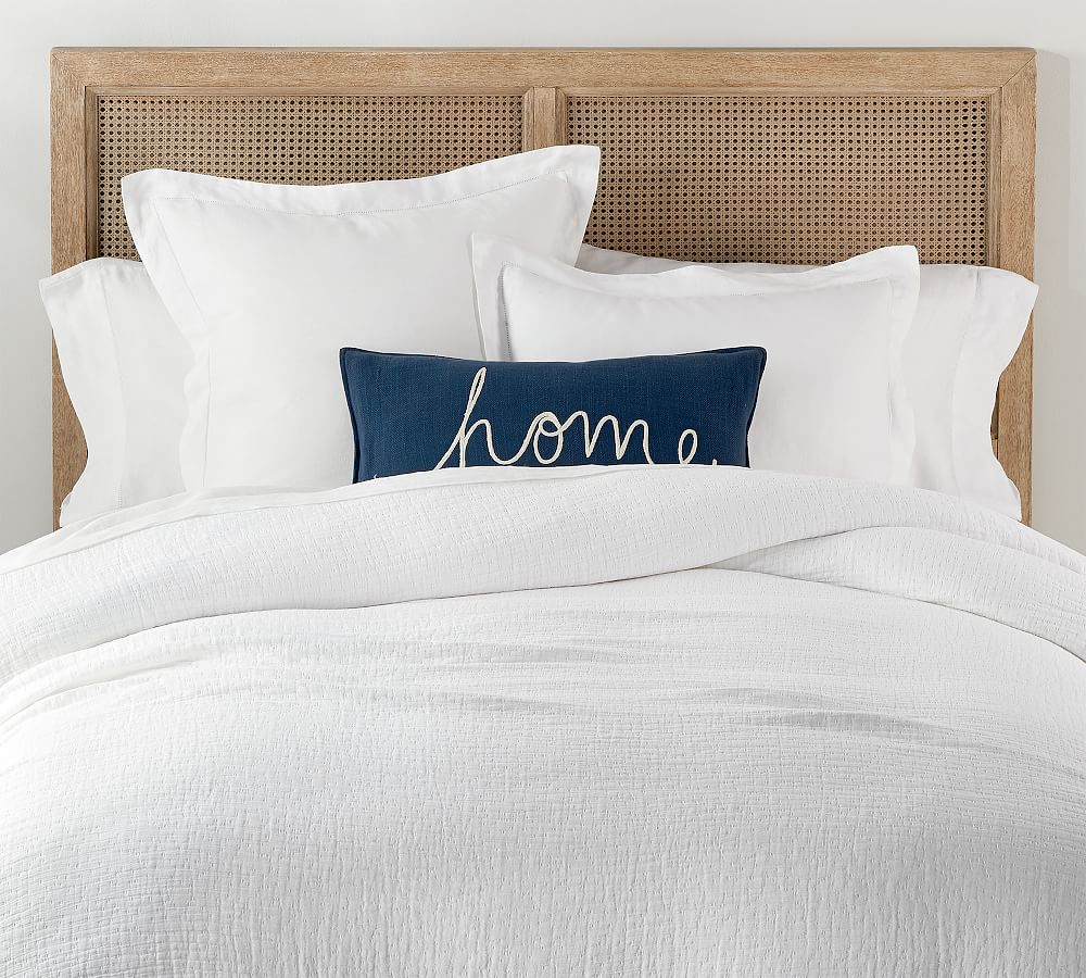 Neely Textural Cotton Coverlet | Pottery Barn