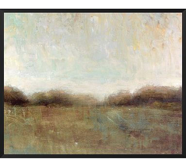 Distant Haze Framed Canvas | Pottery Barn