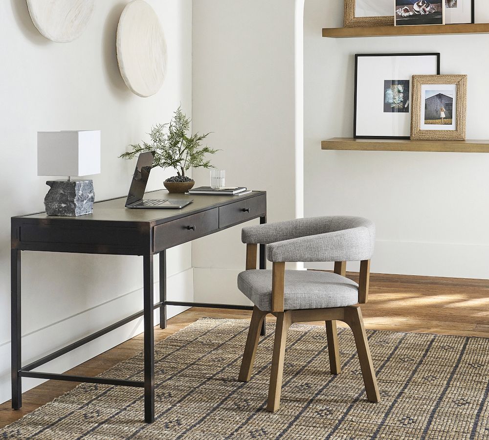 Flynn Metal Writing Desk | Pottery Barn