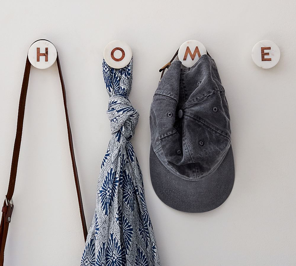 Marble Alphabet Hook | Pottery Barn