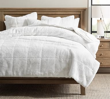 Open Box: Alpine Faux Fur Quilt | Pottery Barn
