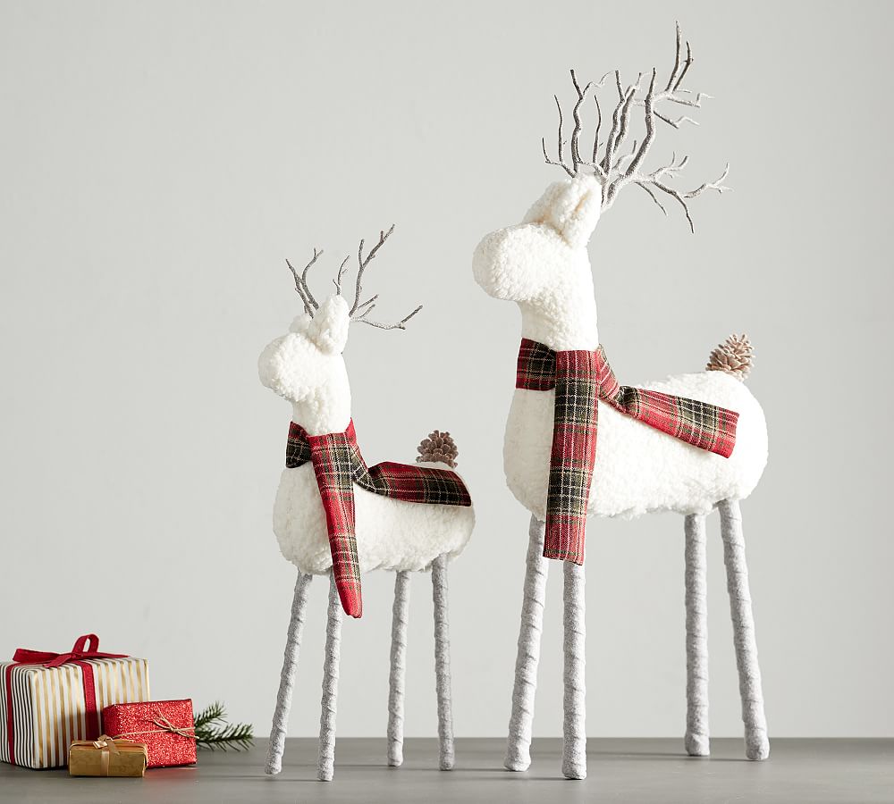 Sherpa Reindeer Objects | Pottery Barn