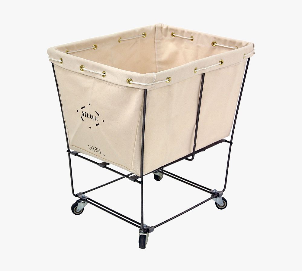 Rolling Laundry Cart With Removable Liner | Pottery Barn