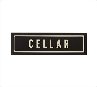 Framed Cellar Sign | Pottery Barn