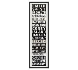 New York Sign Framed Print | Pottery Barn