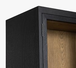 Bryer Half Closed Display Cabinet (48") | Pottery Barn
