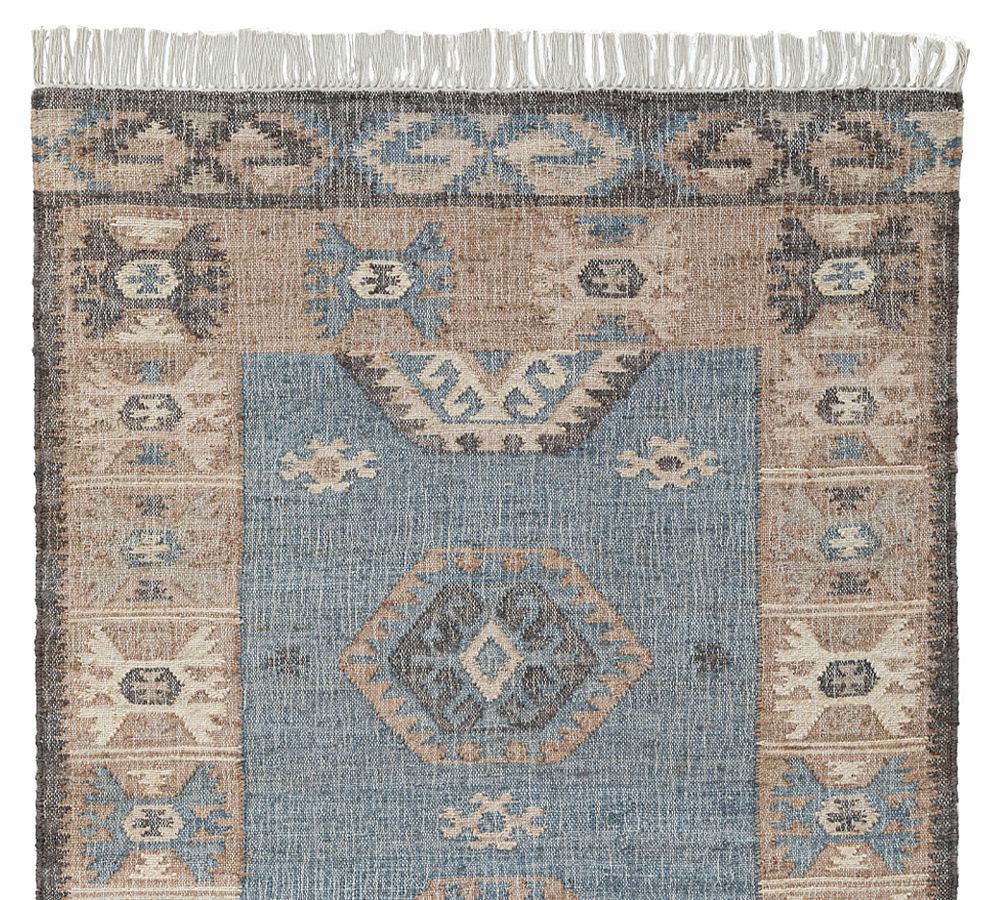 Helmine Handwoven Flatweave Rug | Pottery Barn