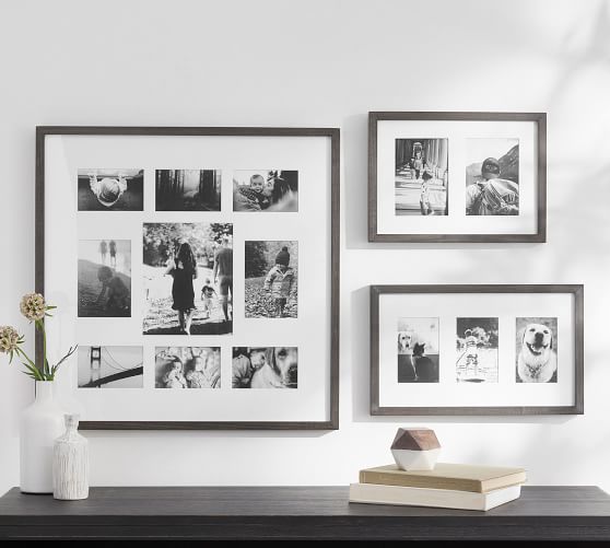 Wood Gallery Multi-Photo Frames | Pottery Barn