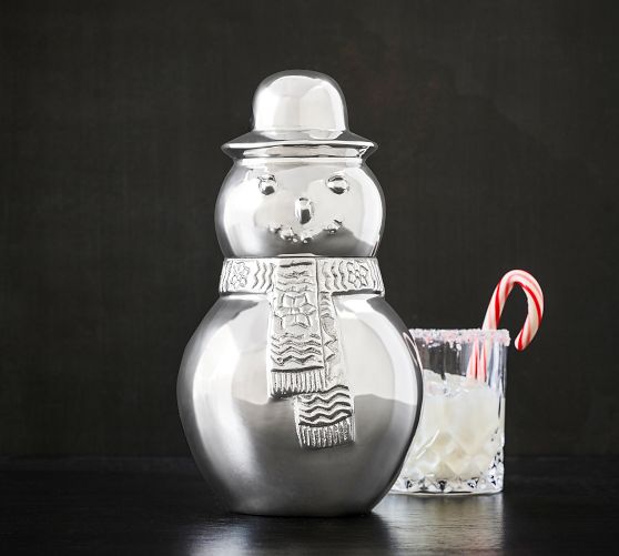 Open Box: Archie the Snowman Metal Cocktail Shaker | Pottery Barn