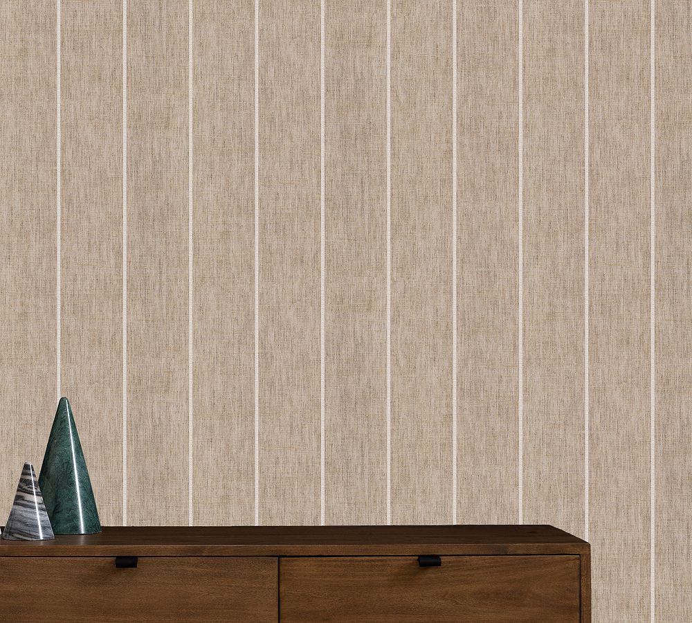 Wide Stripe Wallpaper | Pottery Barn