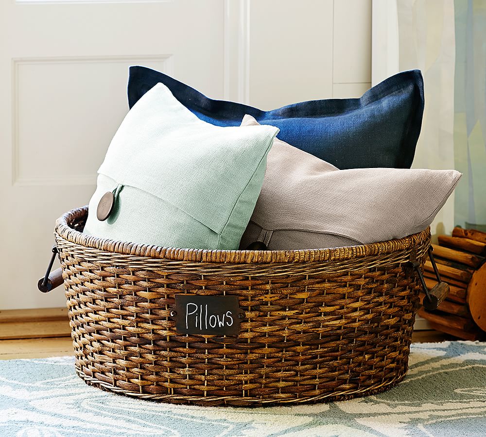Daytrip Barrel Storage Basket | Pottery Barn