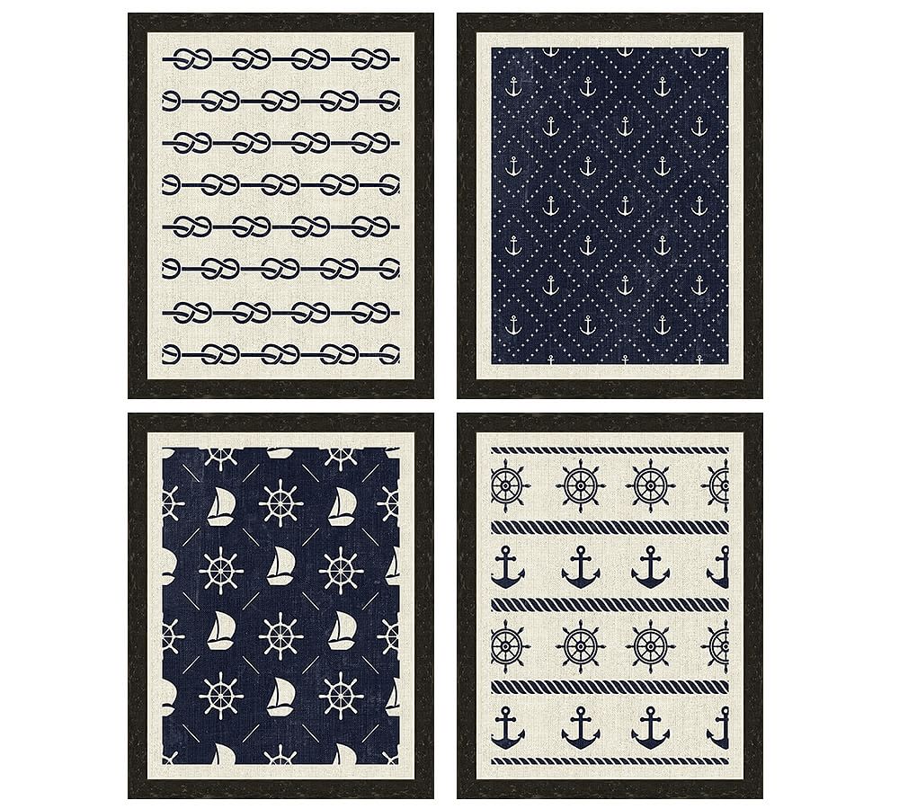 Nautical Pattern Print | Pottery Barn