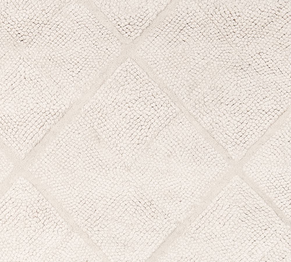 Mae Diamond Tufted Rug Swatch | Pottery Barn