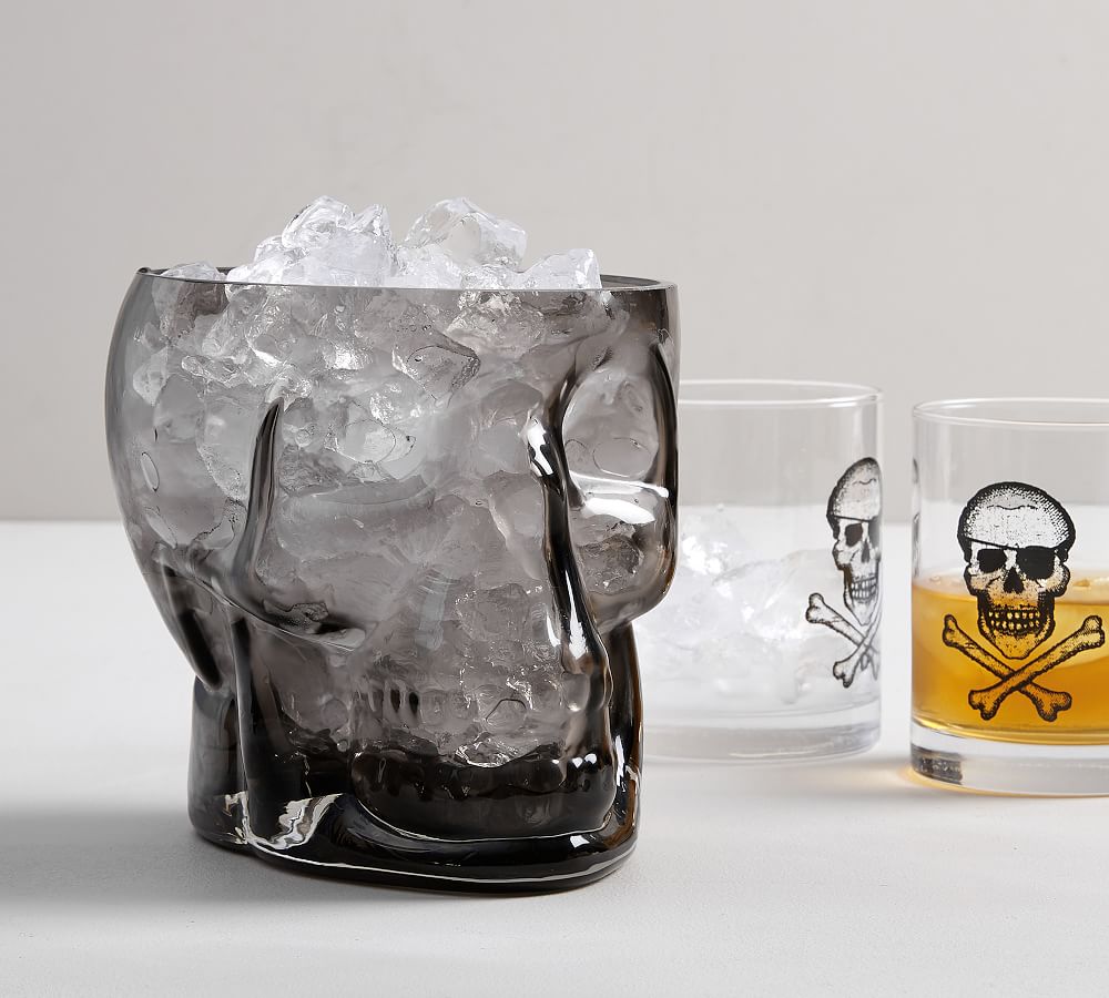 Skull Ice Bucket | Bar Accessories | Pottery Barn