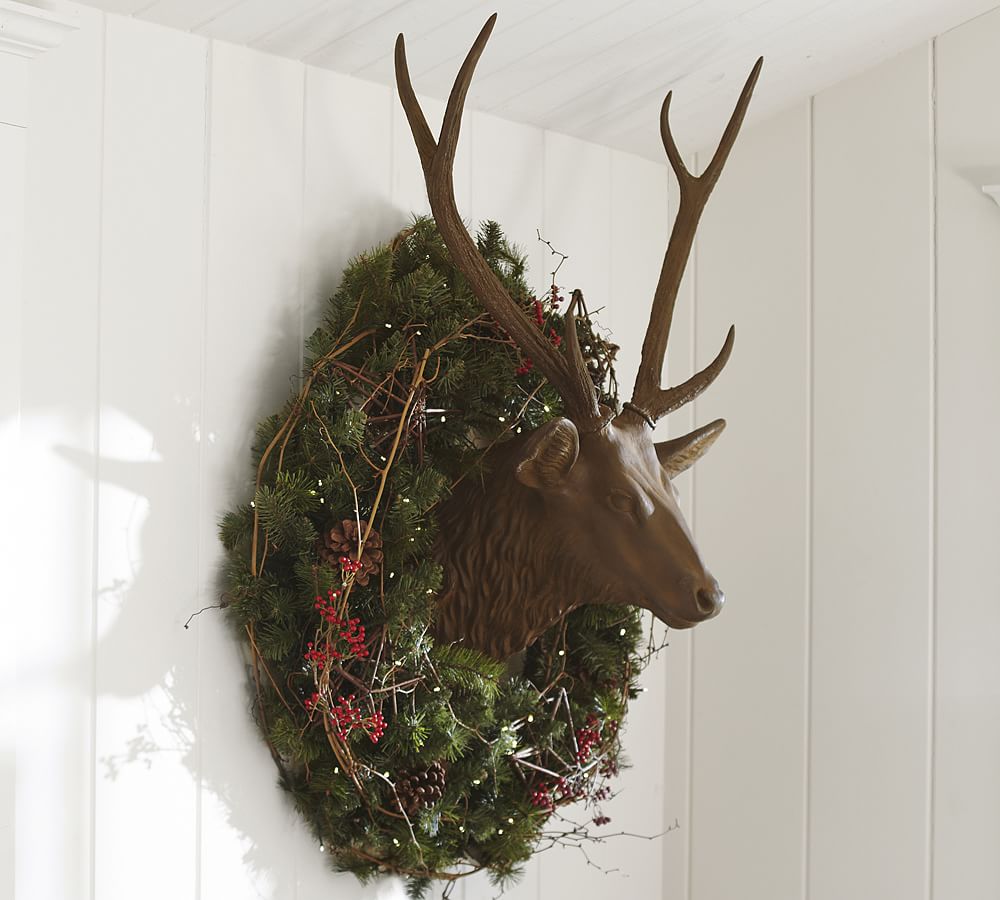Resin Stag Head | Pottery Barn
