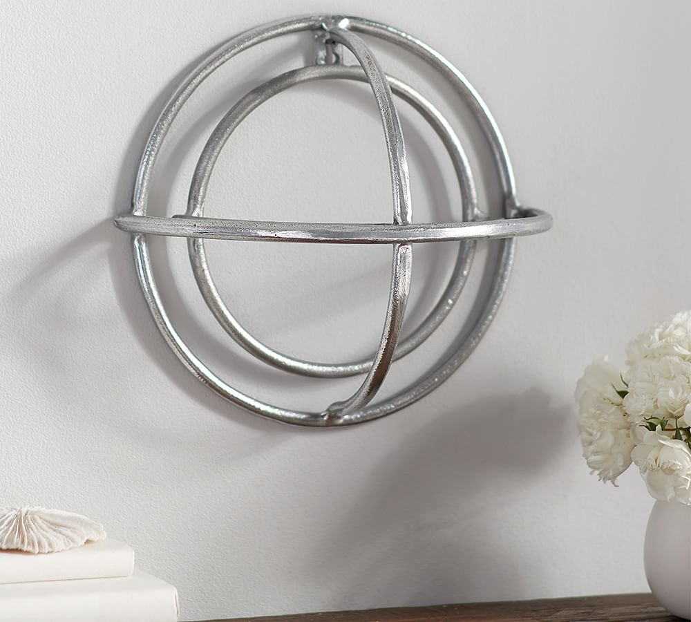 Sphere Sculpture Wall Art | Wall Decor | Pottery Barn