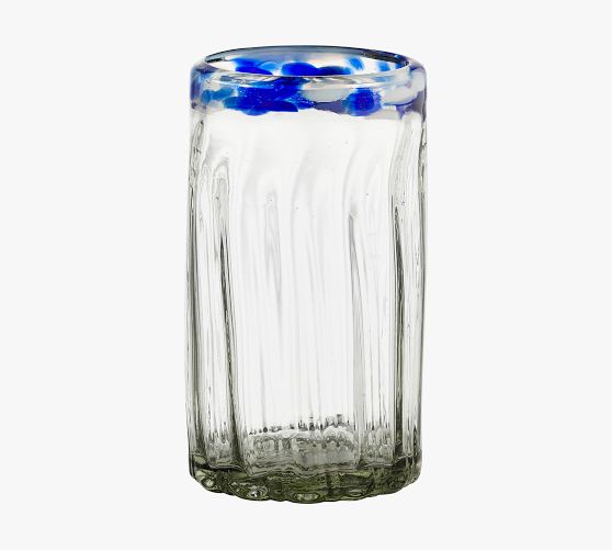 Optic Ocean Highball Glass Set | Pottery Barn
