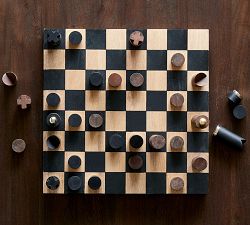 Wooden Chess Board Game | Pottery Barn