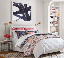 Indigo Matrix Framed Print | Pottery Barn