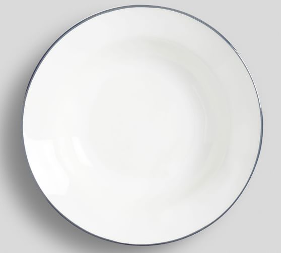 Costa Nova Beja Rimmed Pasta Plates - Set of 4 | Pottery Barn