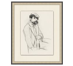 Portrait Of Edward Framed Print | Pottery Barn