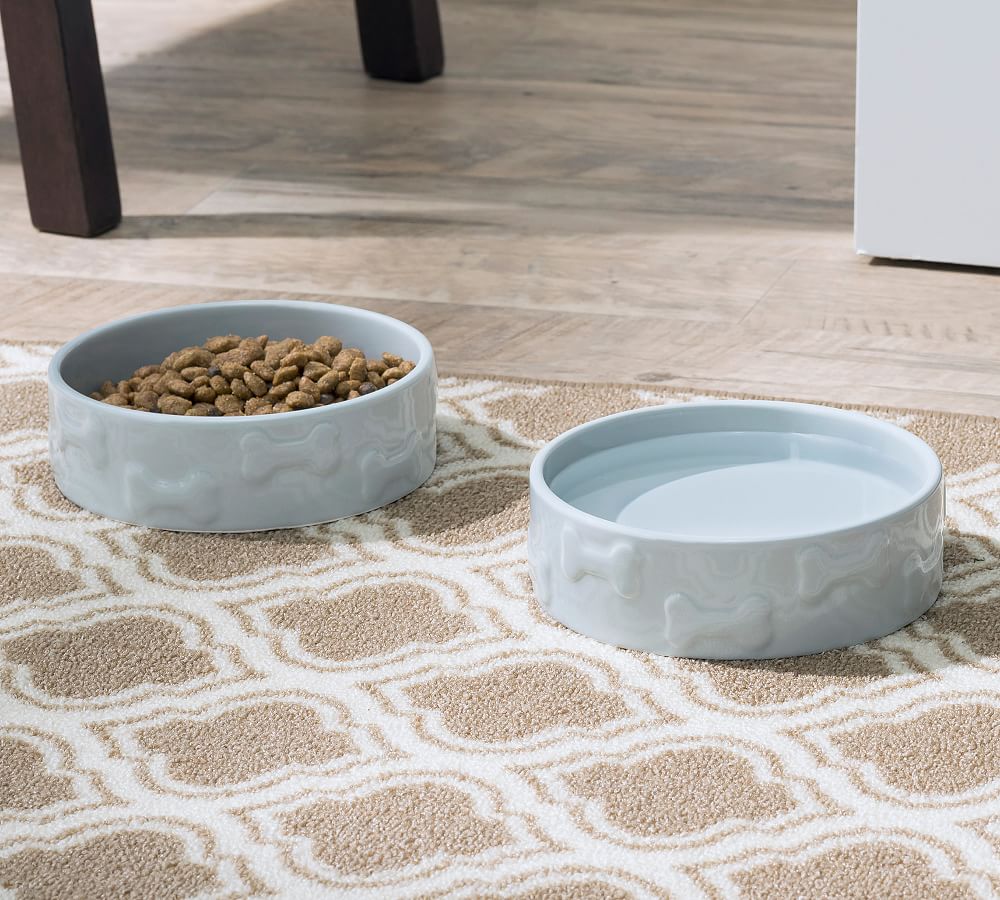 Classic Bone Bowls, Set of 2 - Gray | Pottery Barn