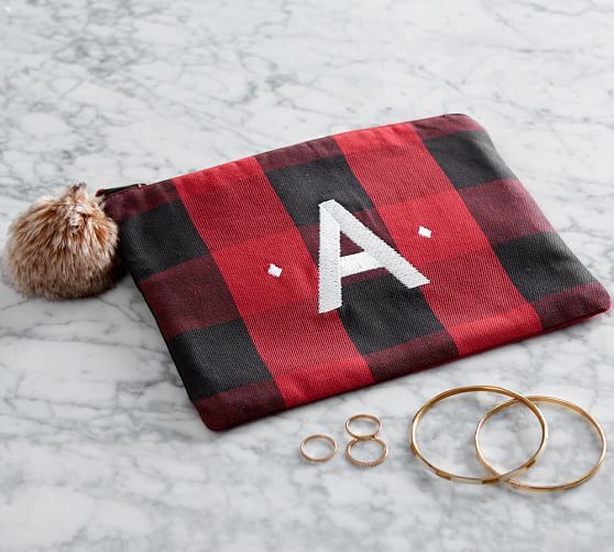 Buffalo Check Jewelry Pouch | Travel Accessories | Pottery Barn