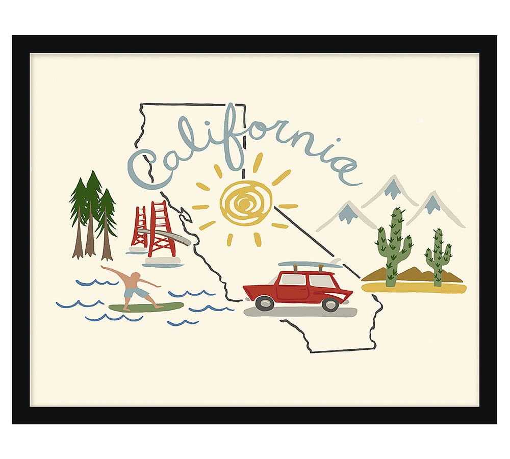 California Framed Print | Pottery Barn