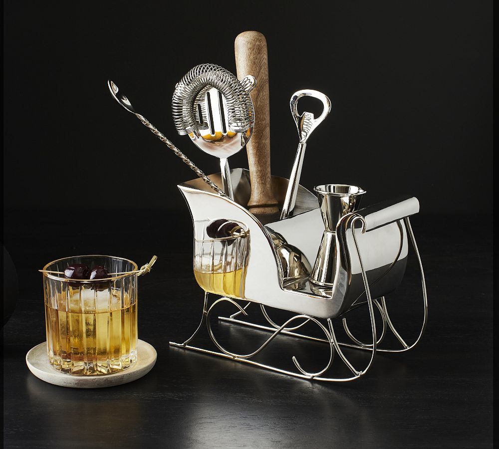 Santa's Sleigh Bar Tool Set | Pottery Barn