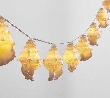 Lit Shell Garland | Pottery Barn