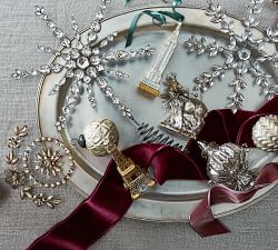 Jeweled Snowflake Tree Topper | Pottery Barn