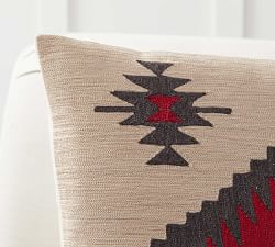 Dorie Crewel Lumbar Pillow Cover | Pottery Barn