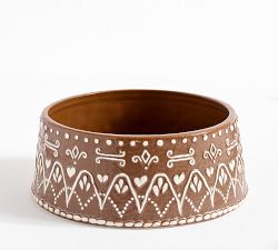 Gingerbread Pet Bowl | Pottery Barn