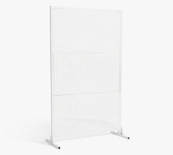 Malibu Perforated Metal Outdoor Privacy Screen | Pottery Barn