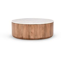 Mila Round Marble Coffee Table (46") | Pottery Barn