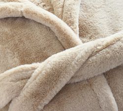 Double Sided Faux Fur Robe | Pottery Barn