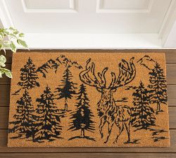 Rustic Forest Doormat | Pottery Barn