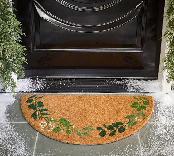 Garland Half Round Doormat | Pottery Barn