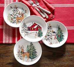 Christmas in the Country Dinnerware Collection | Pottery Barn