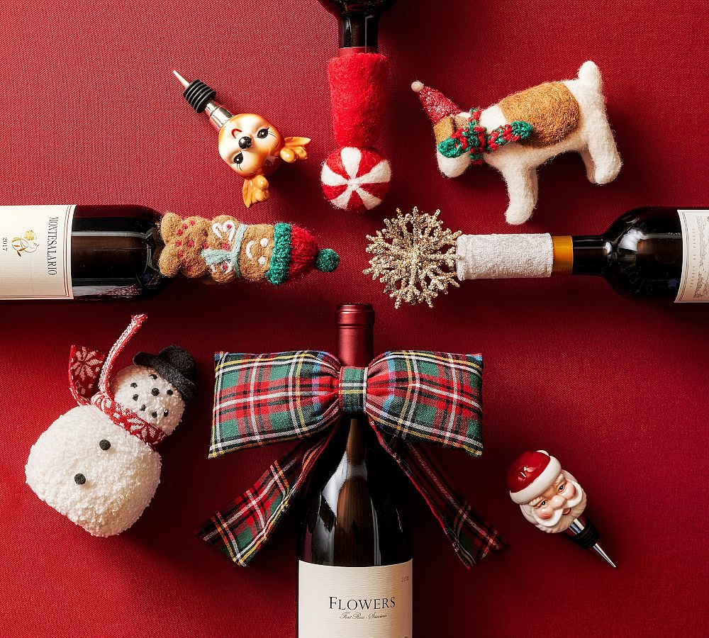 Holiday Wine Topper Collection | Pottery Barn