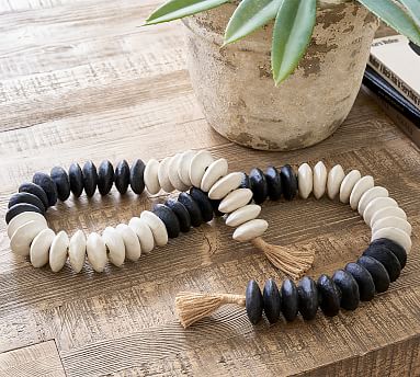 Artisan Handcrafted Two-Tone Terracotta Beaded Rope | Pottery Barn